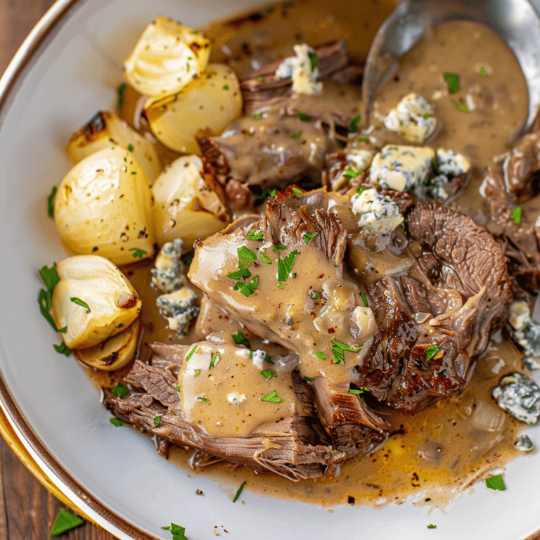 Steakhouse Pot Roast with Blue Cheese Gravy – Recipes, Tasks & Tools