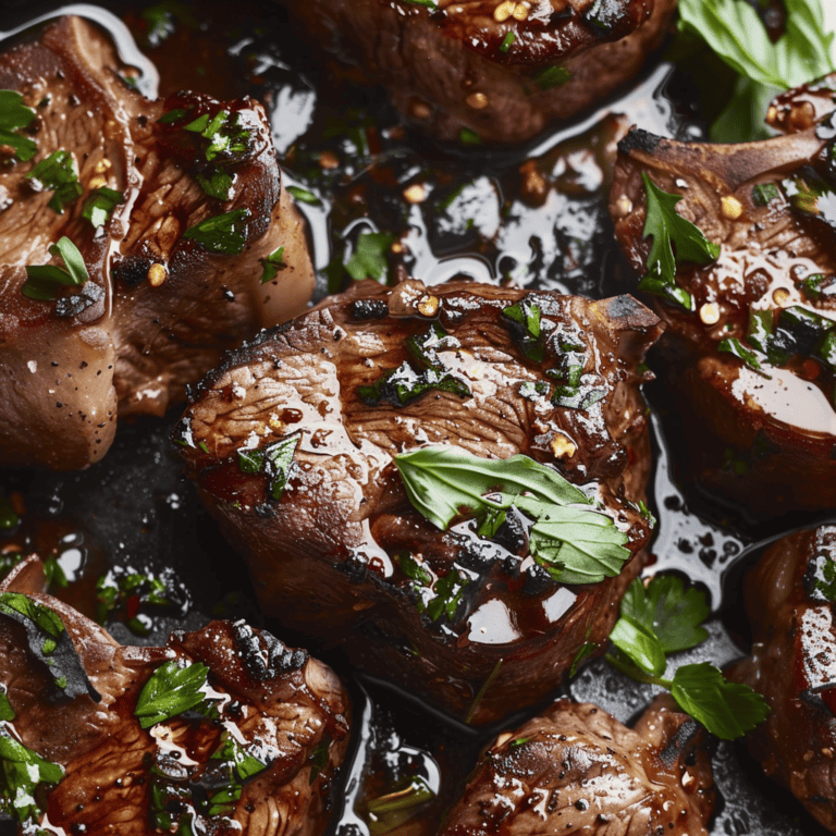 20-Minute Garlic Butter Lamb Chops – Recipes, Tasks & Tools