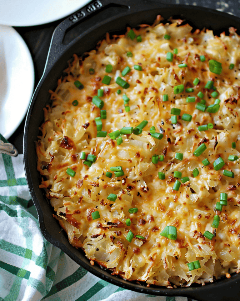Irish Cheddar & Cabbage Hash Brown Skillet - Recipes, Tasks & Tools