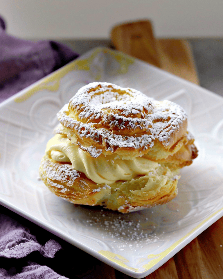Italian Cream Puffs with Custard Filling - Recipes, Tasks & Tools