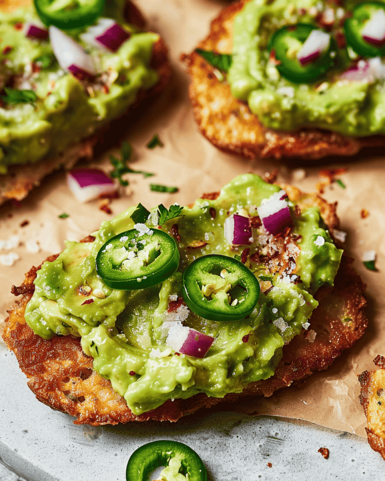 Spicy Smashed Avocado Hash Brown Toasts – Recipes, Tasks & Tools