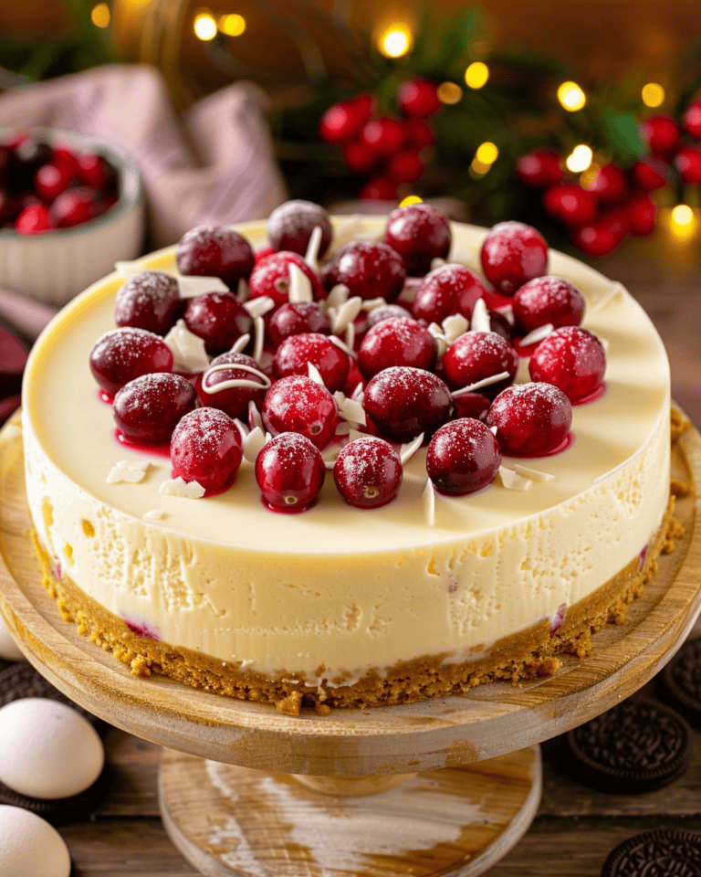 Cranberry Delight Cheesecake - Recipes, Tasks & Tools