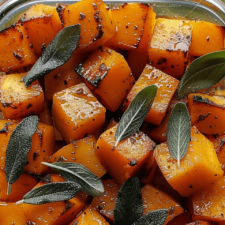 Spicy Maple Glazed Butternut Squash with Crispy Sage – Recipes, Tasks ...