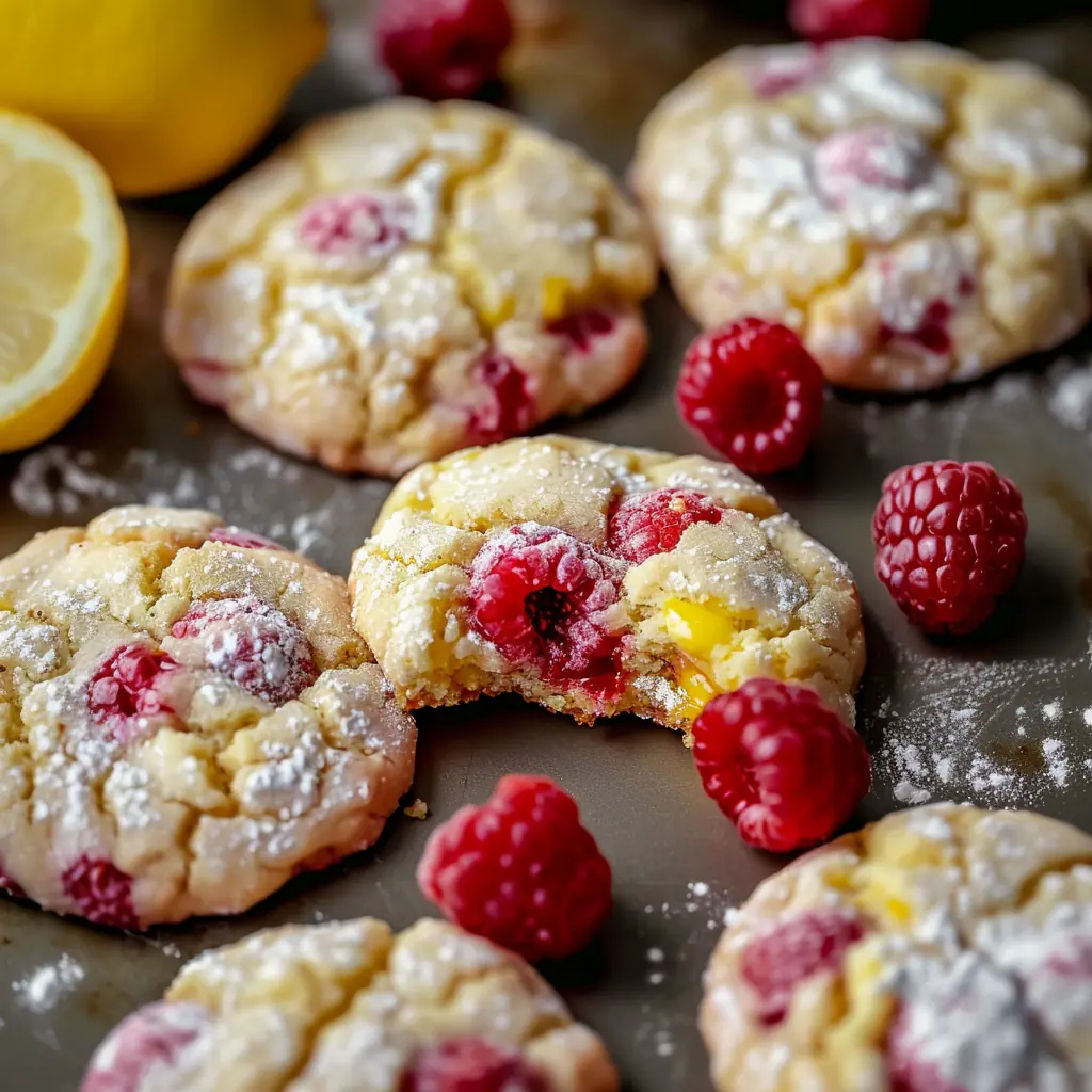 Lemon Raspberry Cookies - Recipes, Tasks & Tools