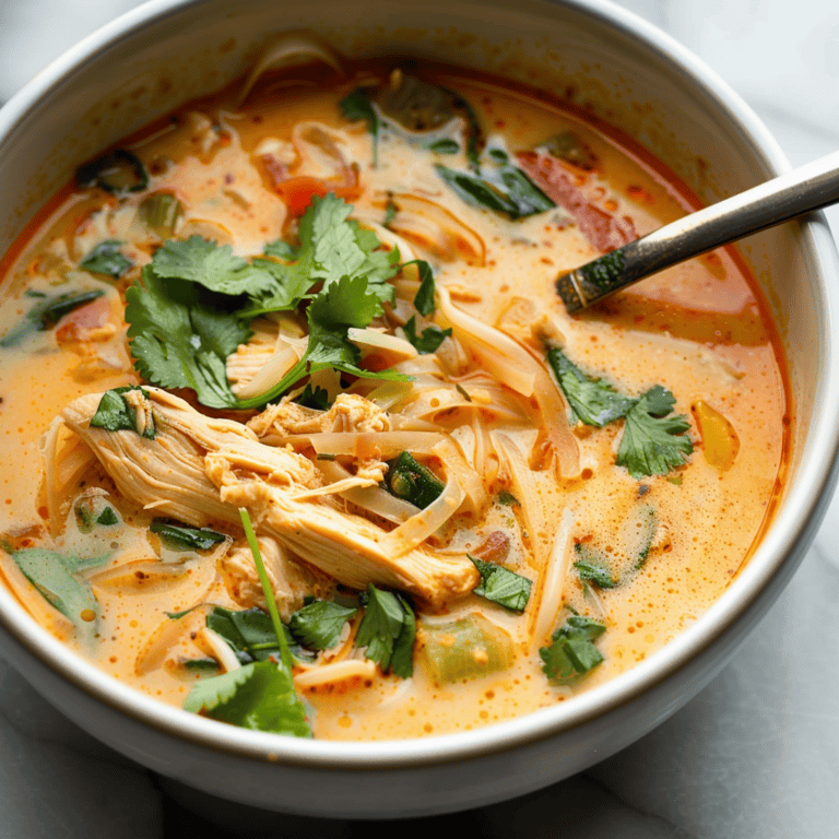 Easy Thai Chicken Curry Soup - Recipes, Tasks & Tools