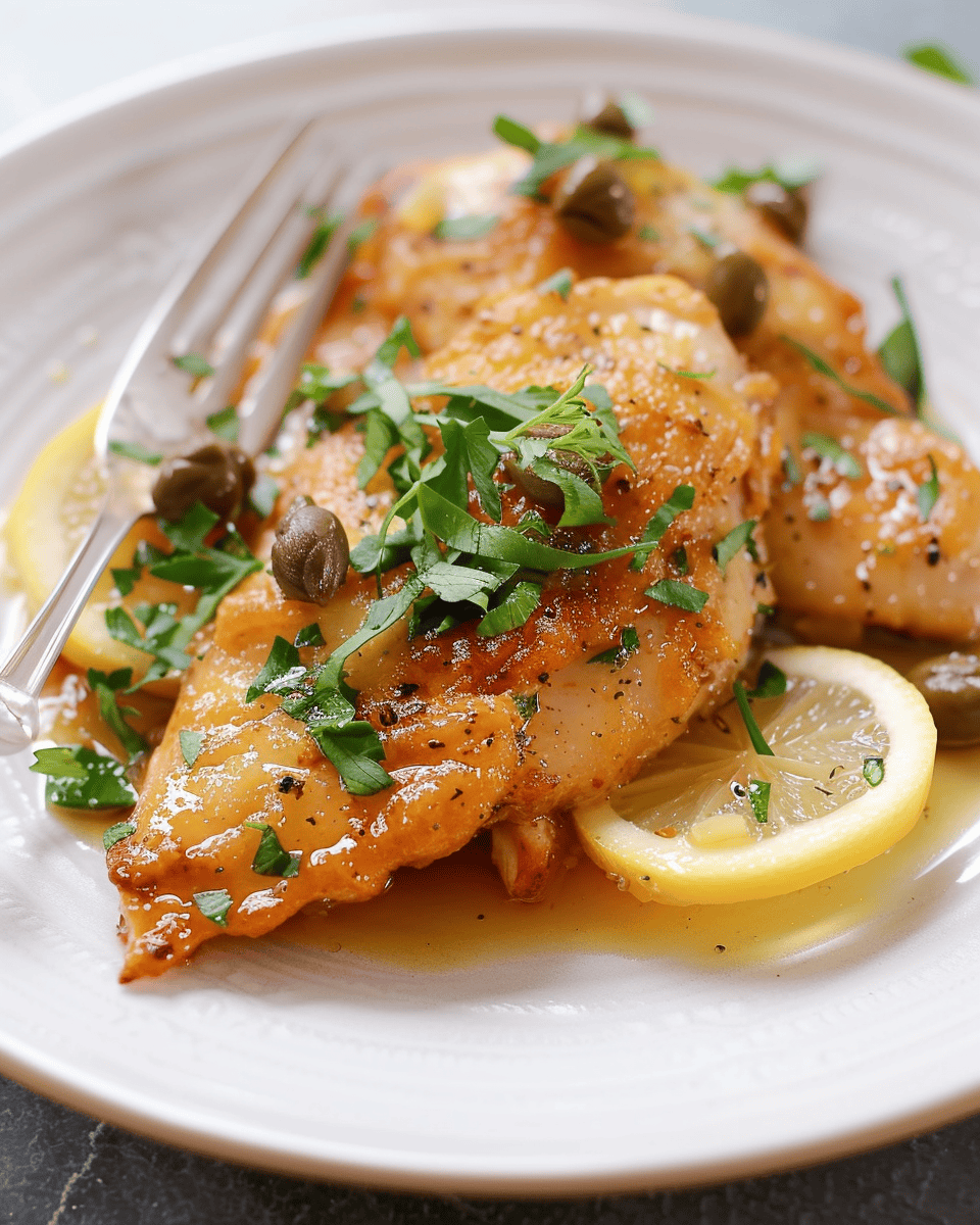 Lemon Caper Chicken Cutlets - Recipes, Tasks & Tools