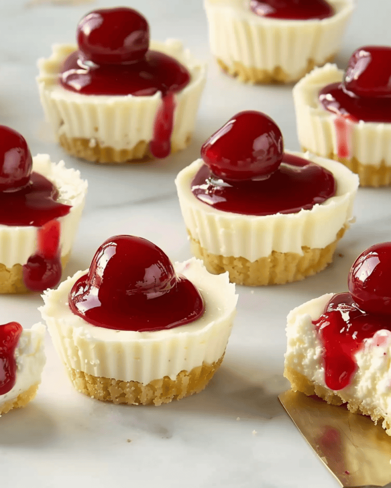 Easy Mini Cherry Cheesecakes - Recipes, Tasks & Tools